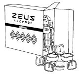 Zeus ArcPods (Triple Pack) - Pod Power | Zeus